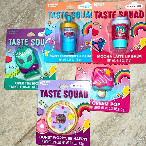 taste Squad | Makeup | Newlot Of 5 Taste Squad Flavored Lip Gloss And ...